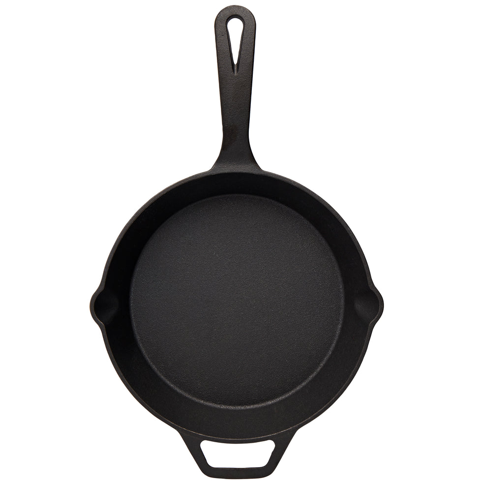 10" Round Pre-Seasoned Cast Iron Skillet Frying Pan – Smith & Clark
